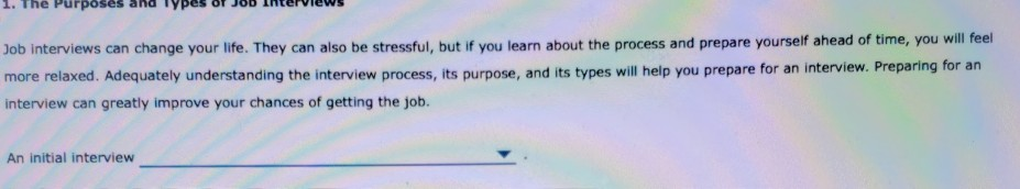 1. TE FUI puses u pes UI JUU er views Job interviews | Chegg.com