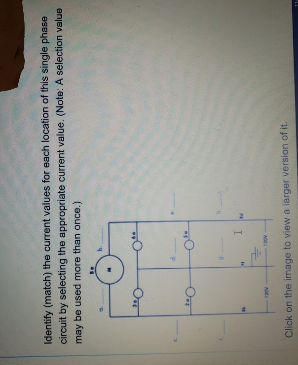 Identify (match) the current values for each location | Chegg.com