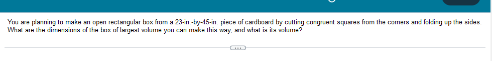 Solved You are planning to make an open rectangular box from | Chegg.com
