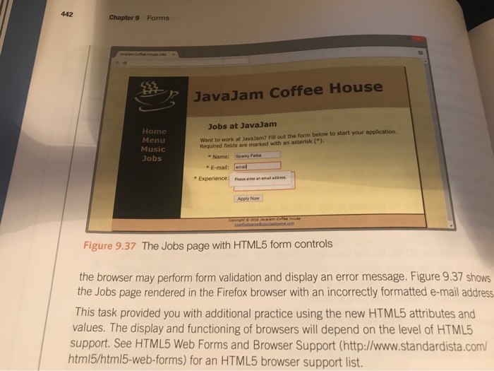 Solved adds a page containing a form that invokes se Javalam | Chegg.com