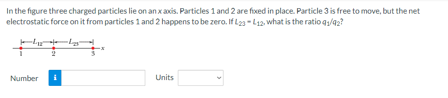 Solved In the figure three charged particles lie on an x | Chegg.com