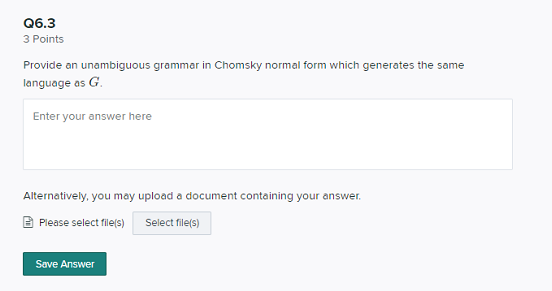 Solved Q6 15 Points Consider the following context-free | Chegg.com