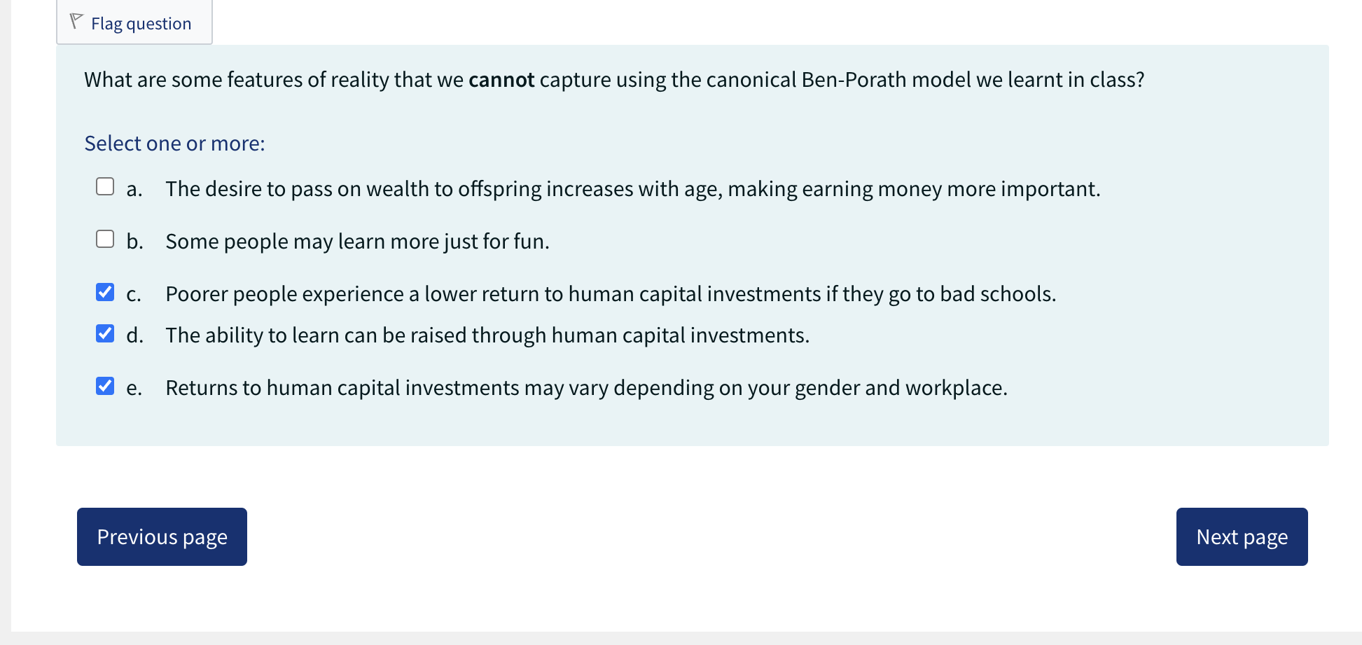 Solved Flag questionWhat are some features of reality that | Chegg.com