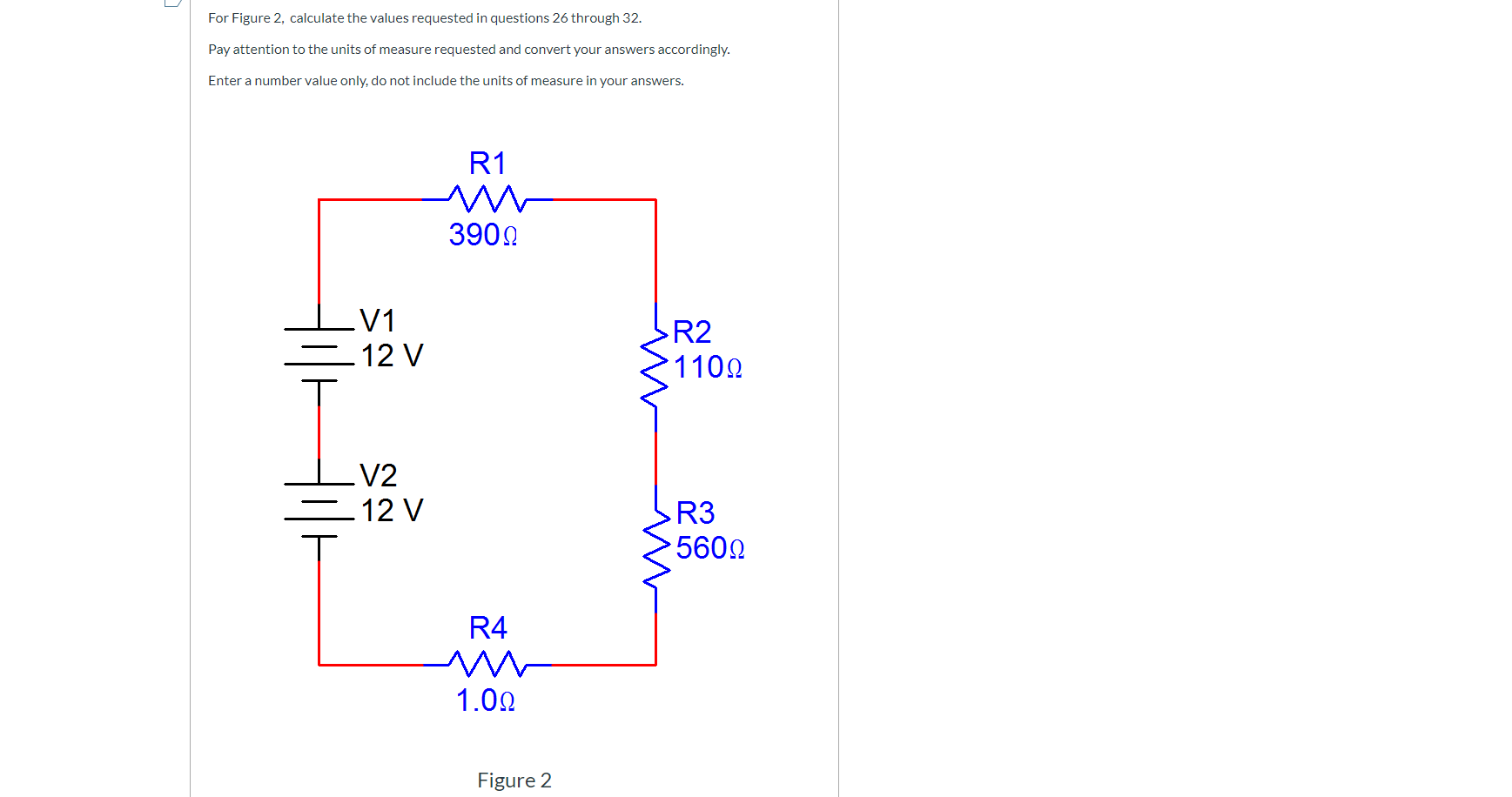 Solved For Figure 2 Voltage drop across R4 , in | Chegg.com