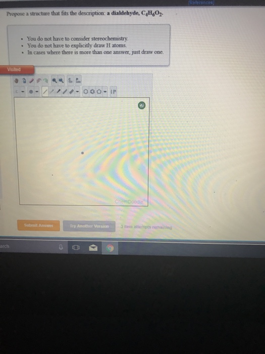 Solved Propose a structure that fits the description: a | Chegg.com