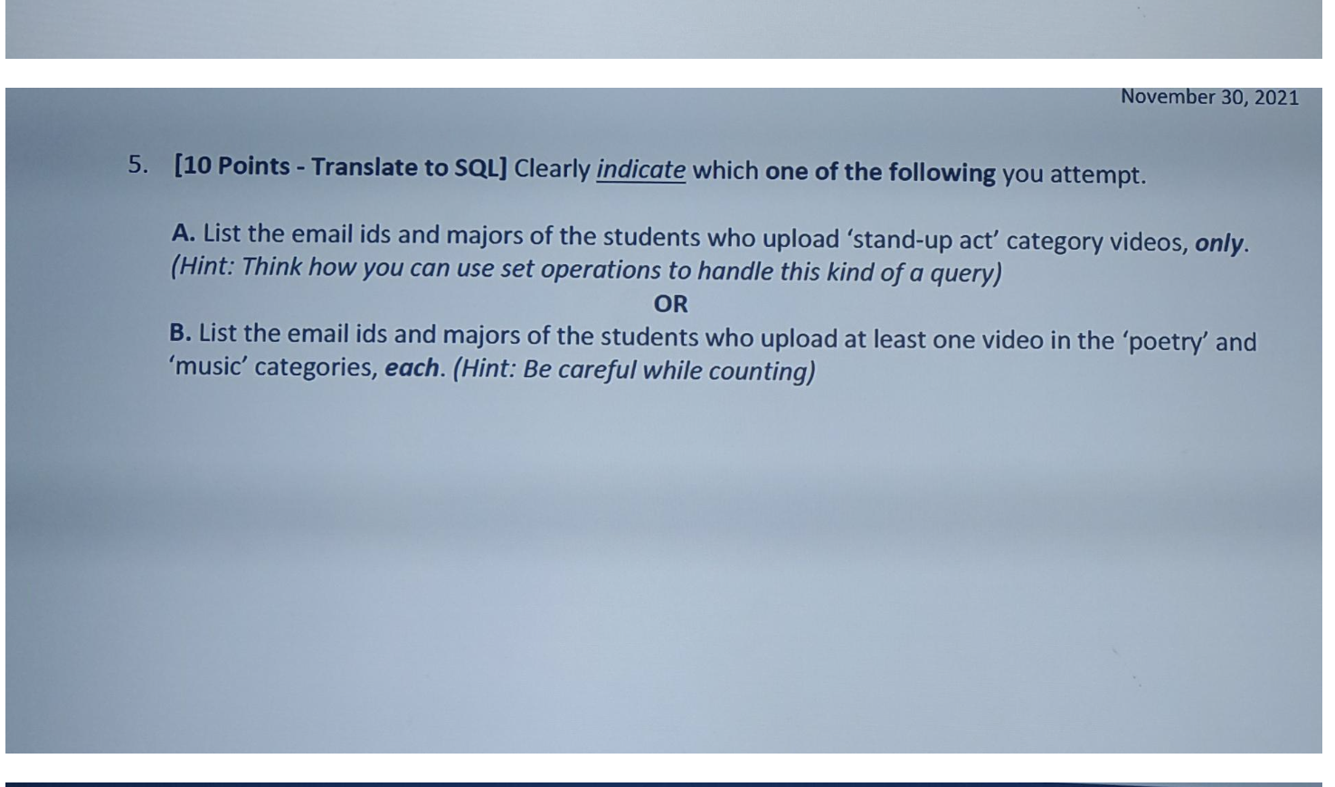 Solved UTA is planning to start an initiative where the | Chegg.com