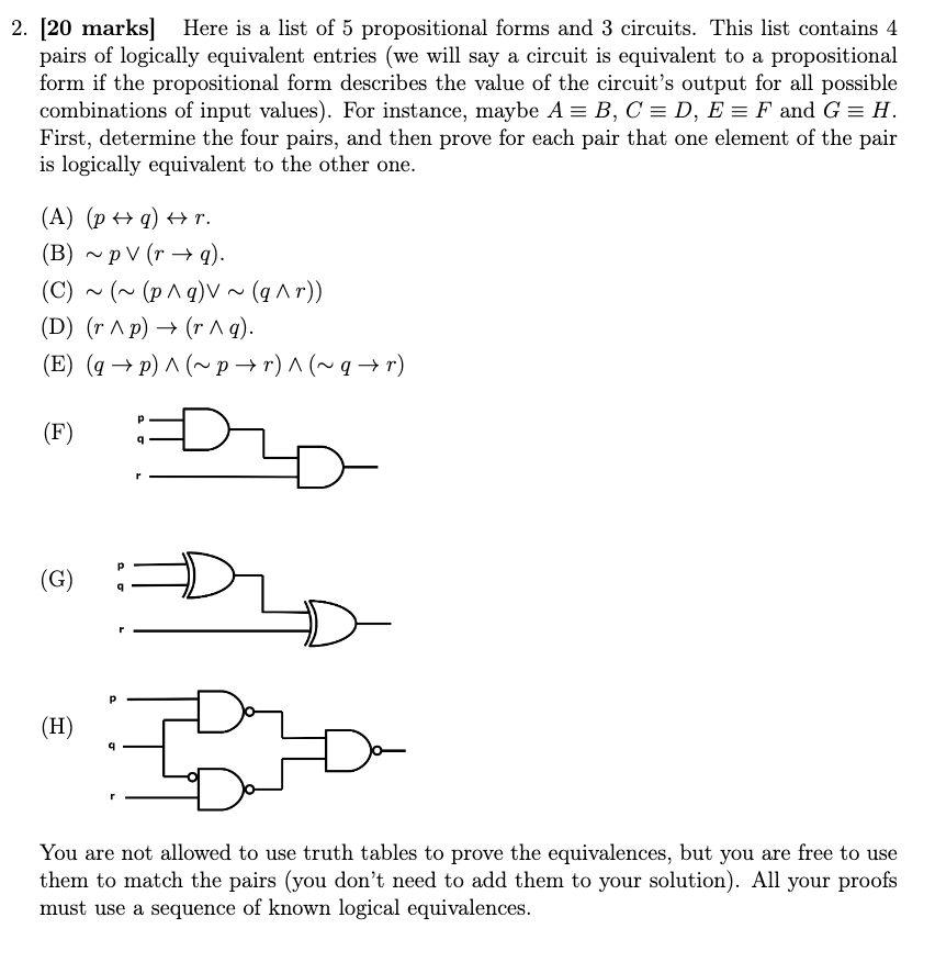 Solved Please prove that E+H and G+A Match by manipulating | Chegg.com