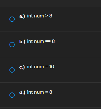 Solved What needs to go into for the code to output: 8 9 10 | Chegg.com