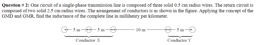 Solved Question \# 2: One circuit of a single-phase | Chegg.com