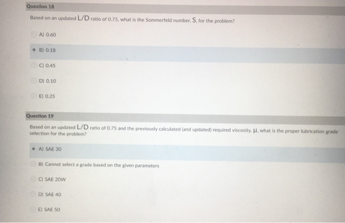 Solved Problem 16-91 Design a hydro-dynamically lubricated | Chegg.com