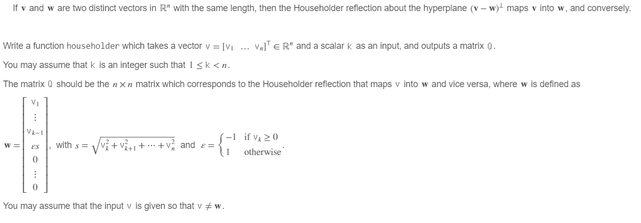 Solved If v and w are two distinct vectors in Rn with the | Chegg.com
