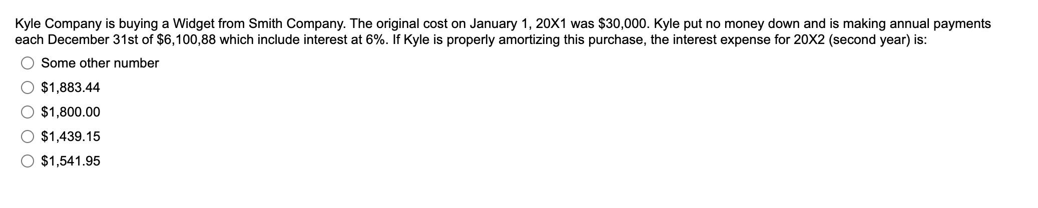 Solved Kyle Company is buying a Widget from Smith Company. | Chegg.com