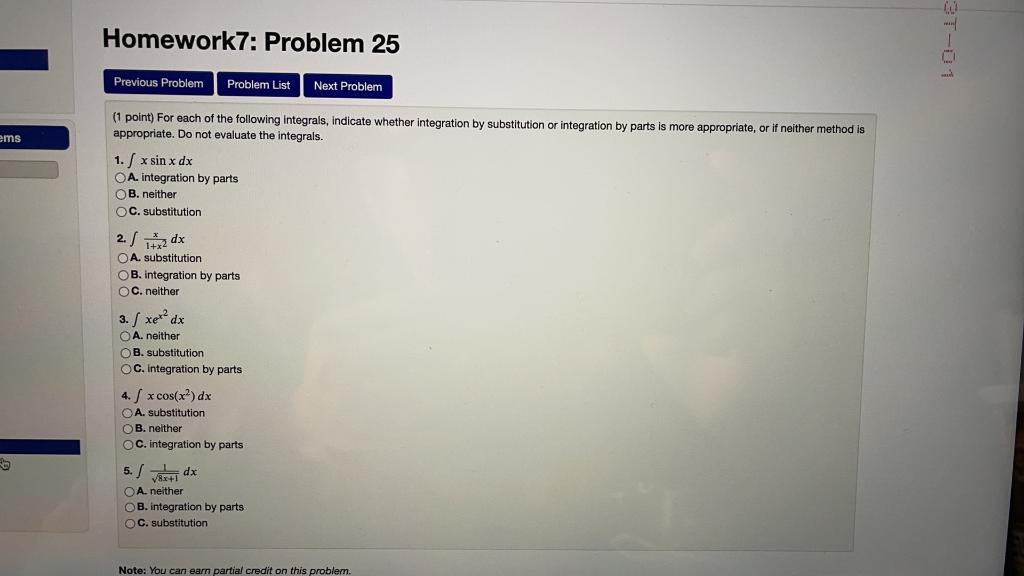 Solved Homework7: Problem 25 Previous Problem Problem List | Chegg.com Solved Homework7: Problem 25 Previous Problem Problem List | Chegg.com