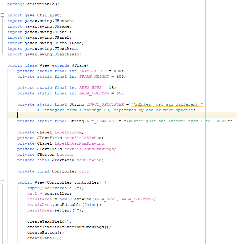I have code for a lotto system in which I can't have | Chegg.com