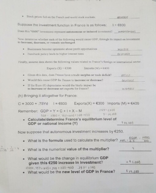 Solved Finish helping EC, need help with b, e2, e3, and e4. | Chegg.com