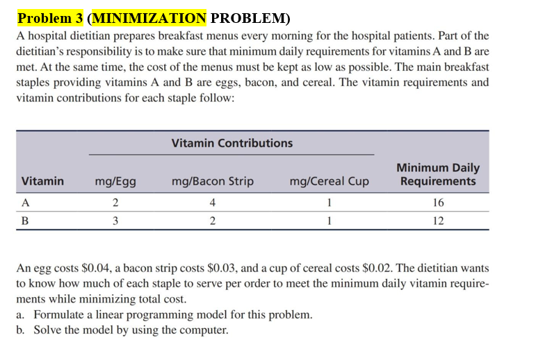 Solved I Have To Use An Excel Solver For This Which