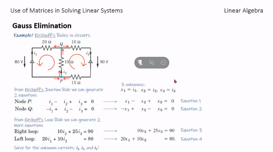 Solved Solve for i1, i2, and i3 using matrices in solving | Chegg.com