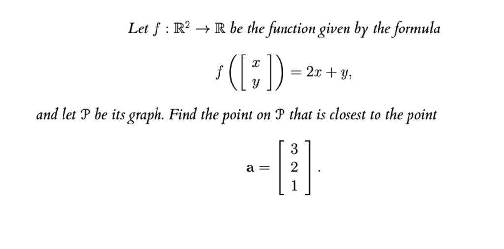 Solved Let f : R2 + R be the function given by the formula | Chegg.com