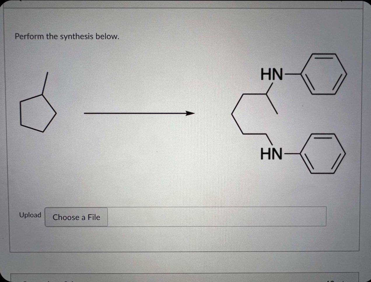 Solved Perform the synthesis below. | Chegg.com
