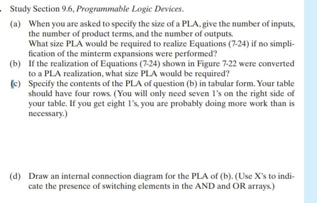 Solved B FIGURE 7-22 Multiple-Output Realization of | Chegg.com