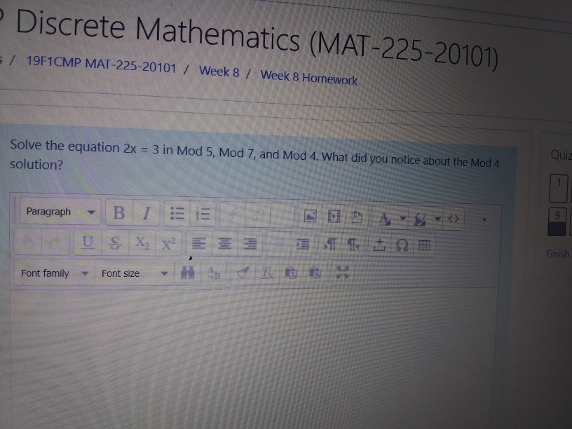 Solved VP Discrete Mathematics (MAT-225-20101) urses / | Chegg.com