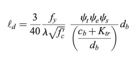 Solved Determine the development length required for the | Chegg.com