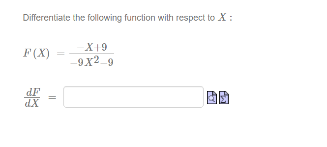 Solved Differentiate the following function with respect to | Chegg.com