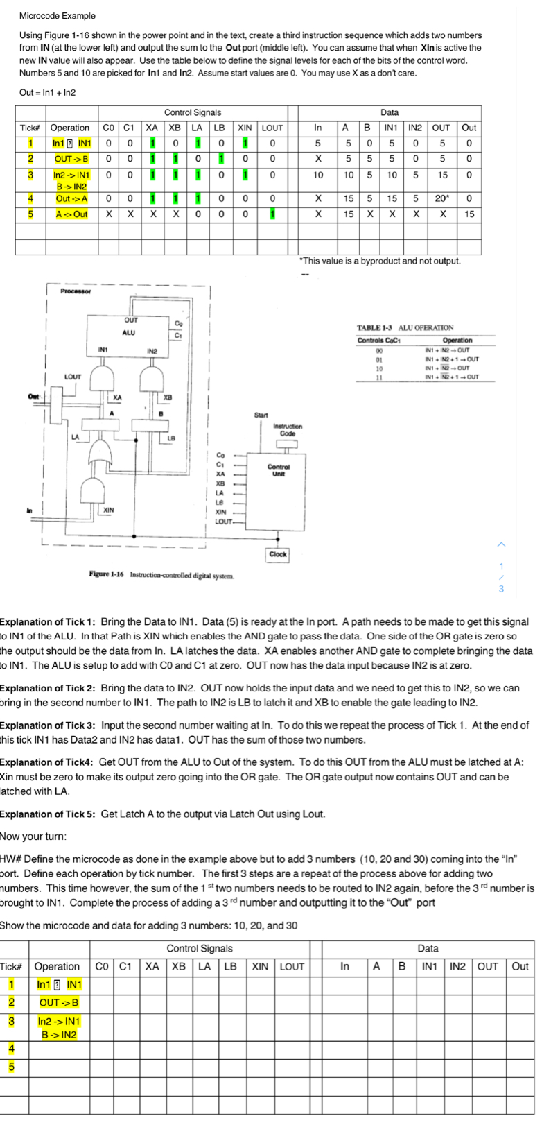Solved Can you please fill out the second chart and show the | Chegg.com