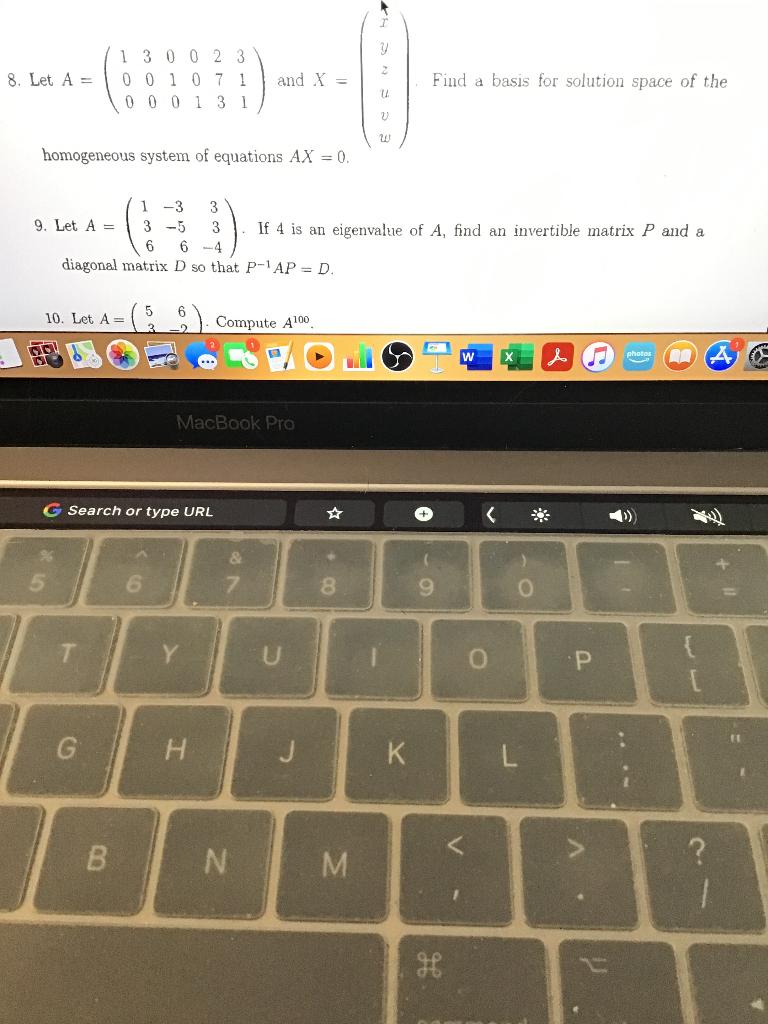 Solved 8. Let A - 1 3 0 0 2 3 0 0 1 0 7 1 0 0 0 1 3 1 and X | Chegg.com