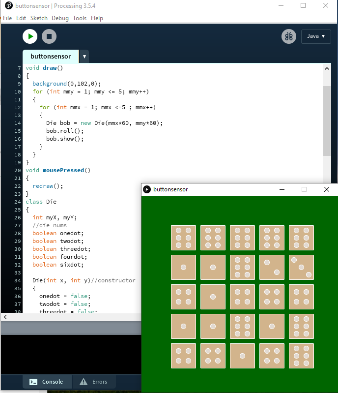 Solved How would I display the sum of all the dots on the | Chegg.com