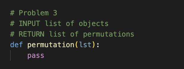 Solved Given a list of objects, a permutation is a sequence, | Chegg.com