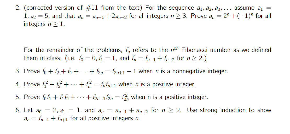 Solved 2. (corrected version of #11 from the text) For the | Chegg.com