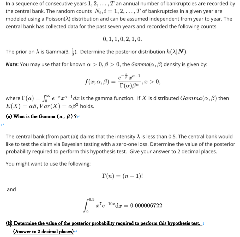 Solved f (x; α, β) = PMF Probability Mass Function for Gamma | Chegg.com