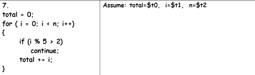 Solved Write The Equivalent Mips Assembly Code For The 