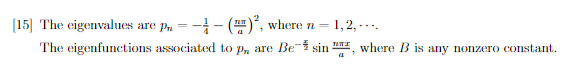 Solved [15] Solve the eigenvalue problem | Chegg.com