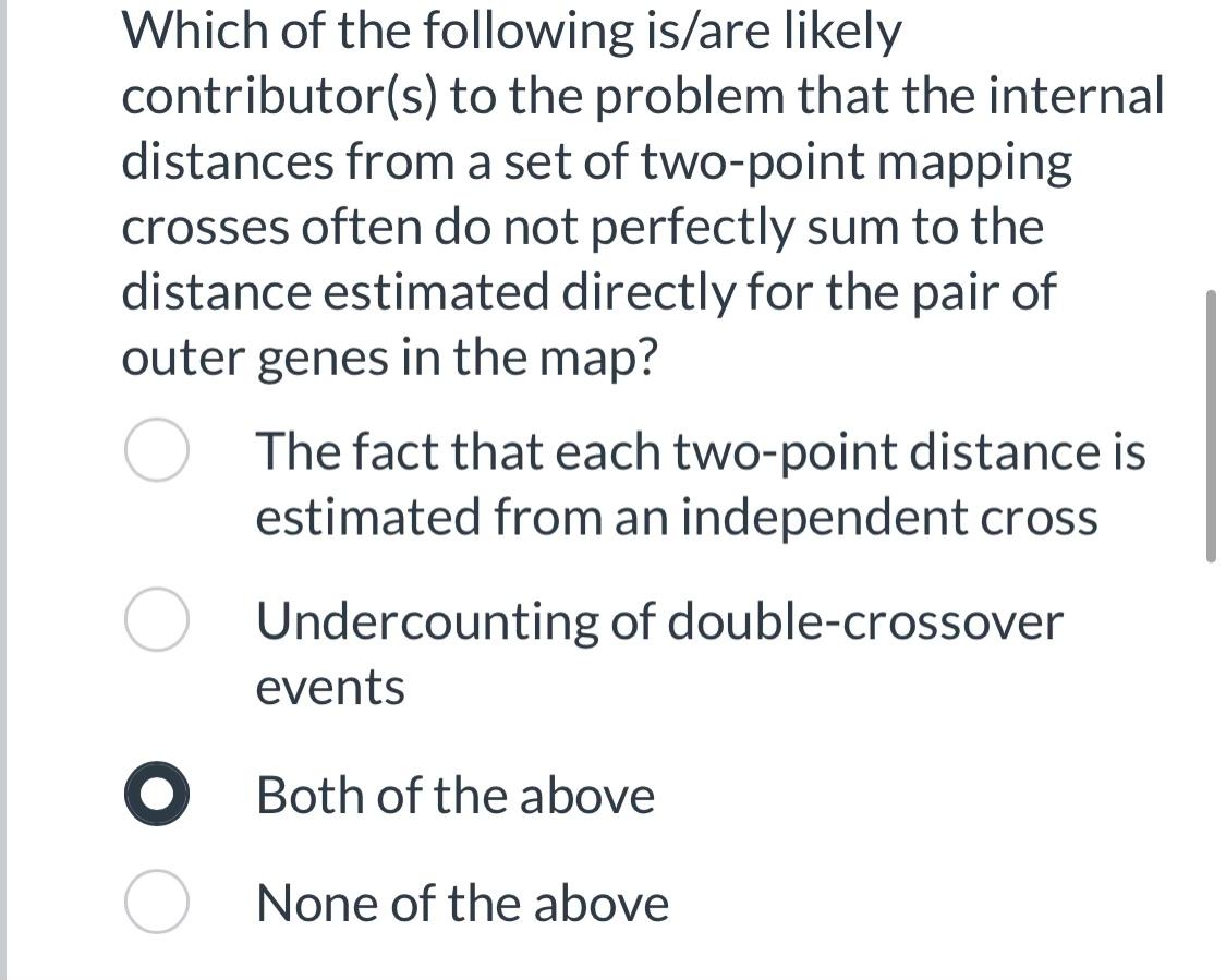 Solved Which of the following is/are likely contributor(s) | Chegg.com