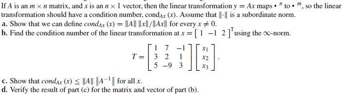 Solved If A is an m x n matrix, and x is an n x 1 vector, | Chegg.com