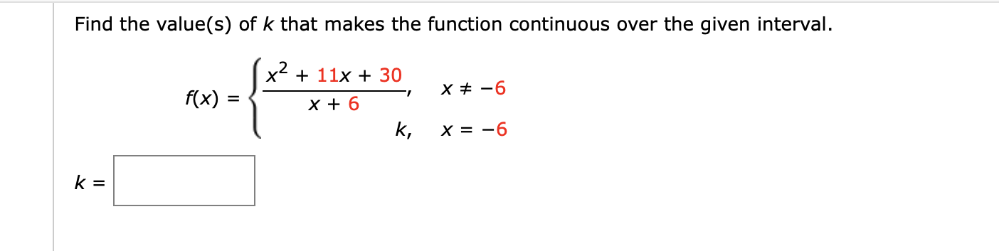 Solved Find the value(s) of k that makes the function | Chegg.com