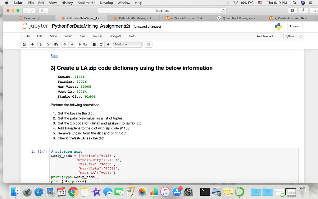 Solved * 99% [4] E Safari File Edit View History Bookmarks | Chegg.com