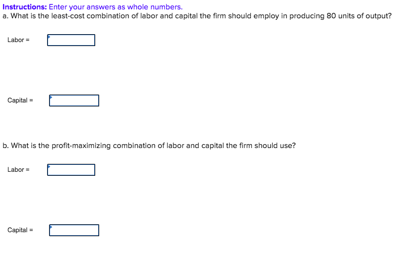 Solved Suppose the productivity of capital and labor are as | Chegg.com