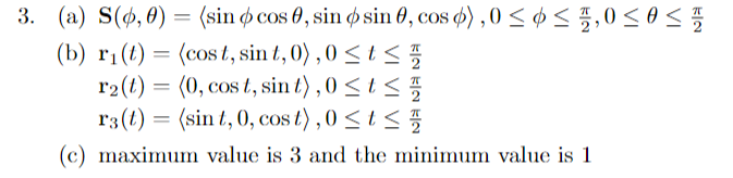 Solved 3. Let S be the part of the unit sphere in the first | Chegg.com