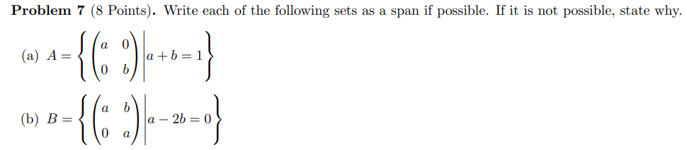 Solved Problem 7 (8 Points). Write each of the following | Chegg.com
