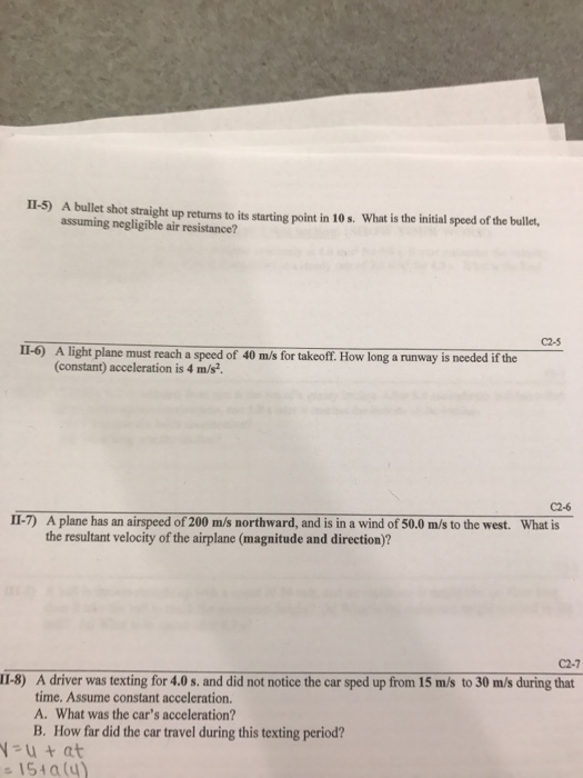Solved A bullet shot straight up returns to its starting | Chegg.com