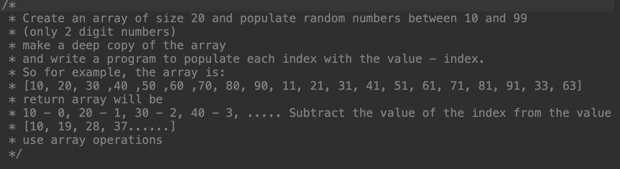 Solved Hello! I need help figuring out how to get the index | Chegg.com