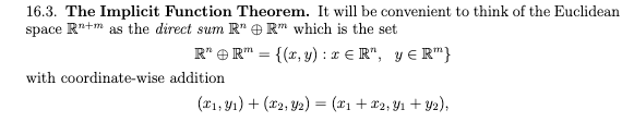 Problem 16 2 Use Of The Implicit Function Theorem