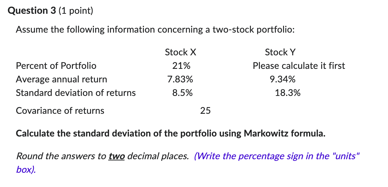 Solved Assume the following information concerning a | Chegg.com