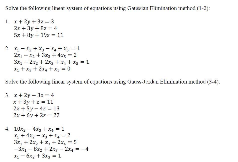 Solved SOLVE ALL OF THEM! | Chegg.com
