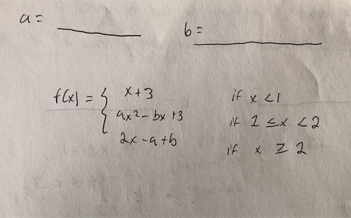 Solved Use the definition of continuity to find the values | Chegg.com
