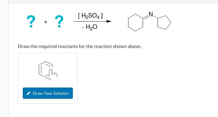 Solved +2−H2O[H2SO4] Draw the required reactants for the | Chegg.com