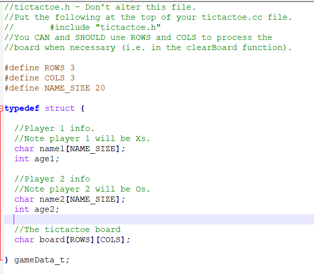 Programming Assignment - Tic-Tac-Toe with Arrays and | Chegg.com
